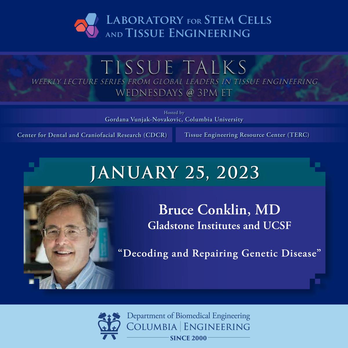 TISSUE TALKS: Weekly Webinar Series hosted by Dr. Gordana Vunjak ...