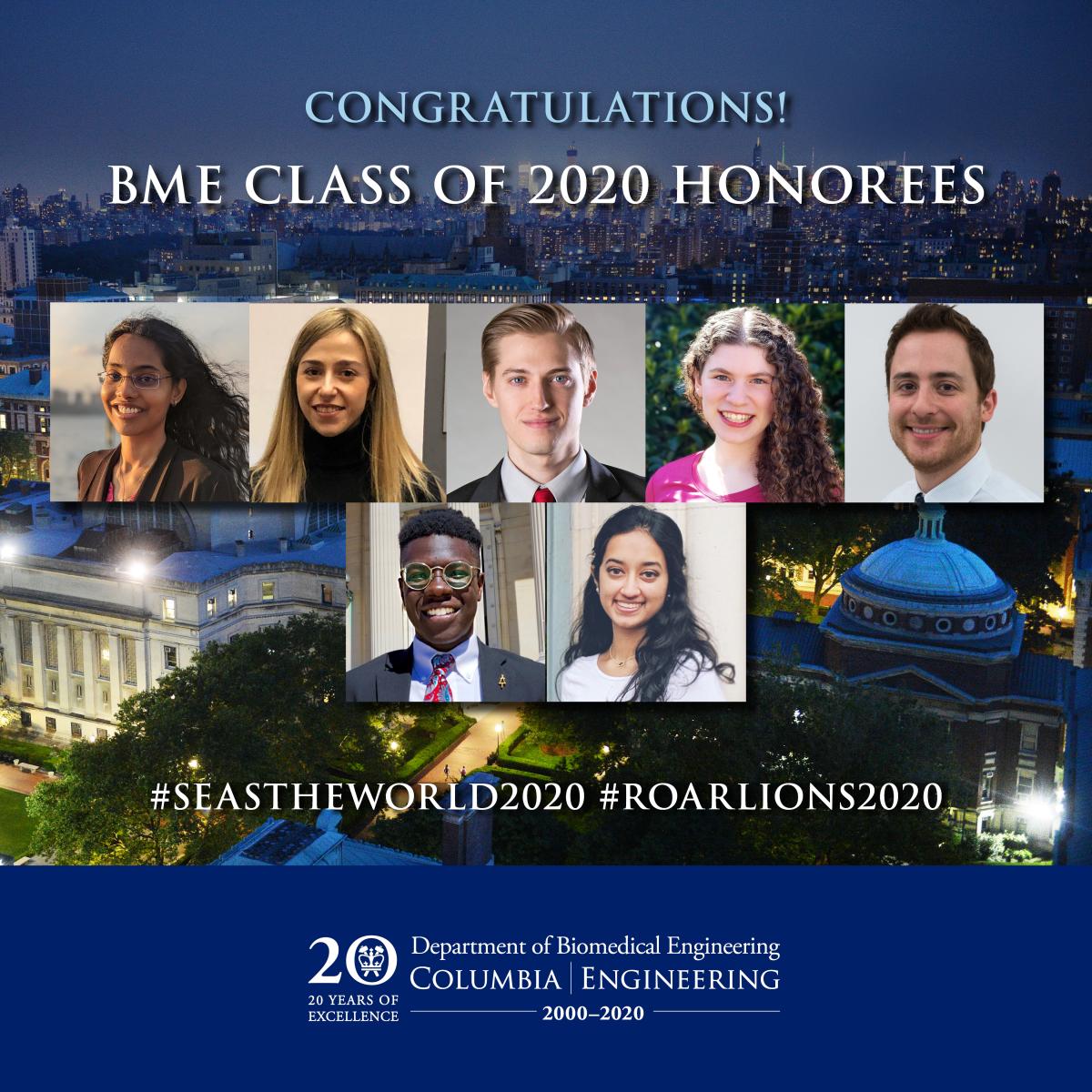 Outstanding BME 2020 Graduates Honored | Biomedical Engineering