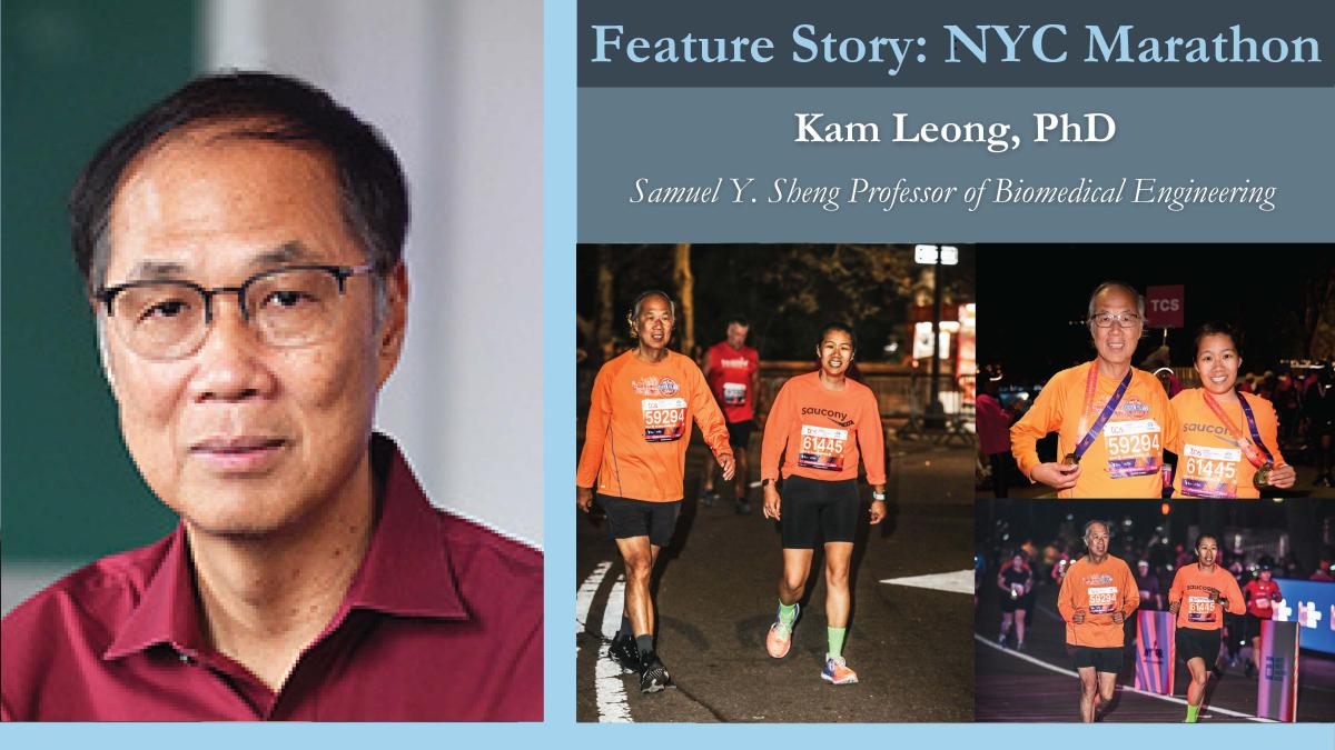 Columbia BME Professor Crushes NYC Marathon | Biomedical Engineering